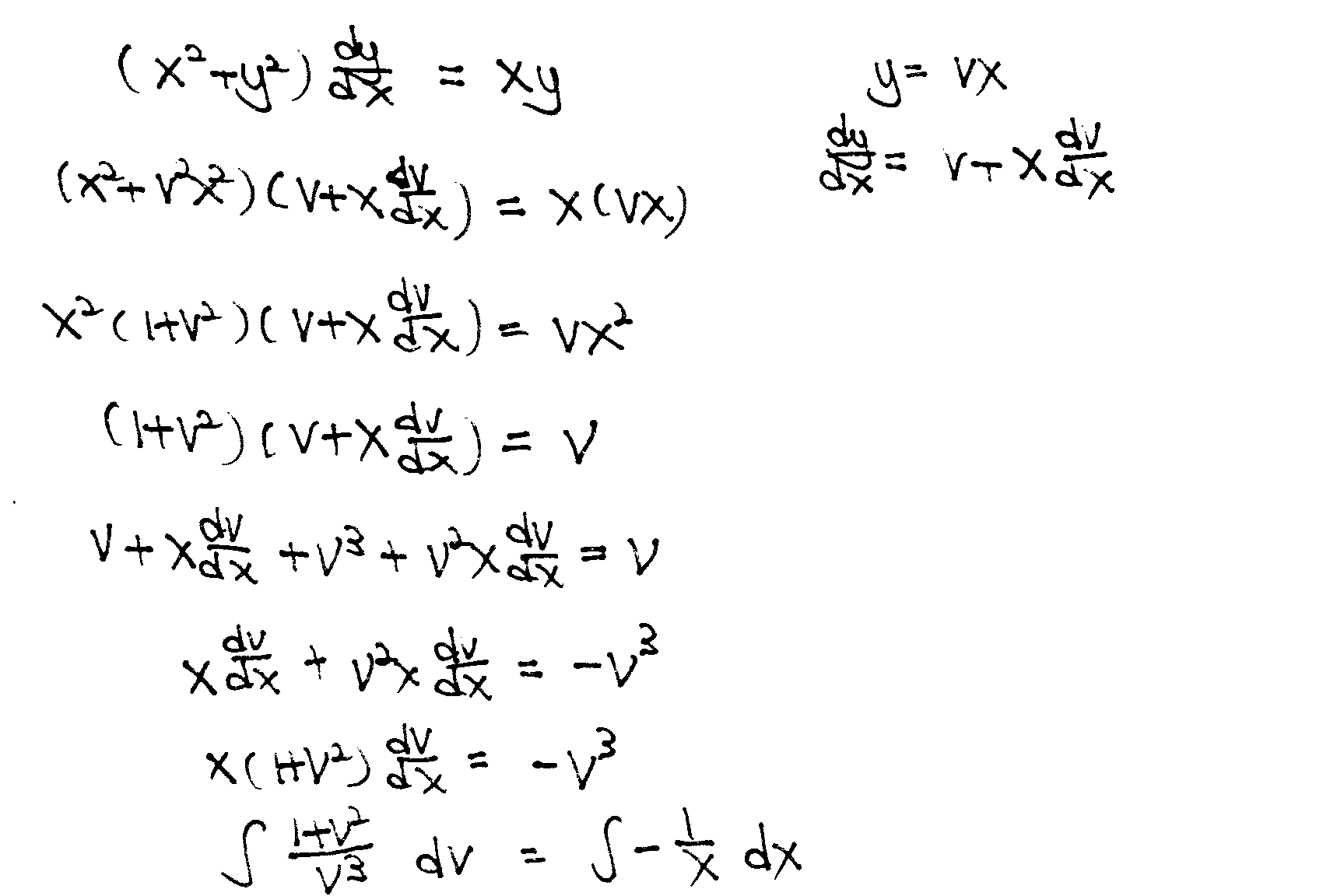 DE By Substitution JC MATH TUITION