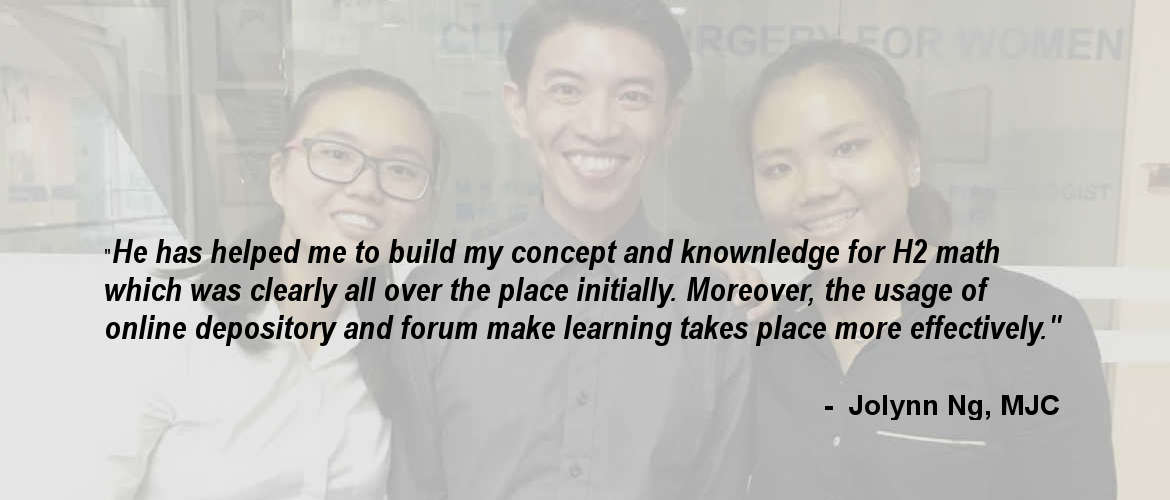 JC Math tuition: Do you need some help? Here's where you can start!