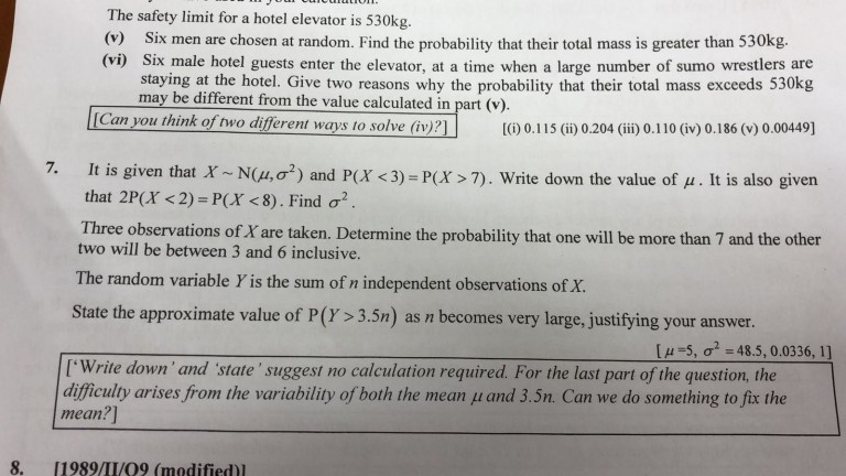 NYJC Normal Distribution – JC-MATH TUITION